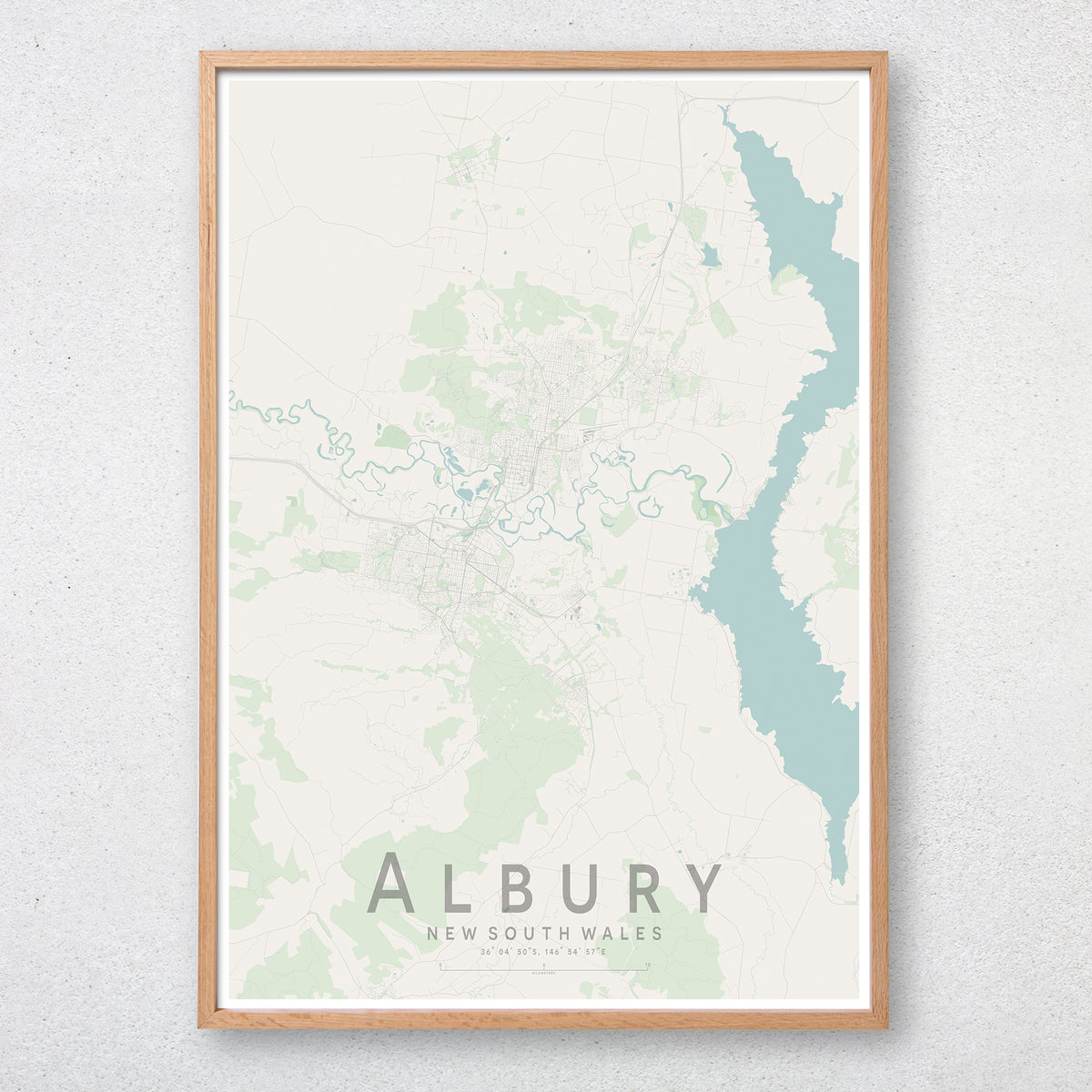 Albury Map Print– Little Printery