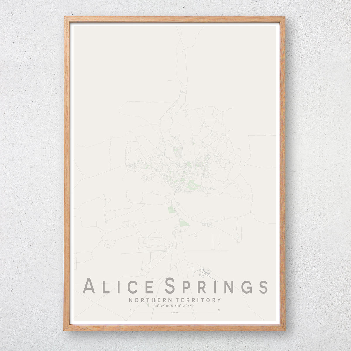Alice Springs Map Print– Little Printery