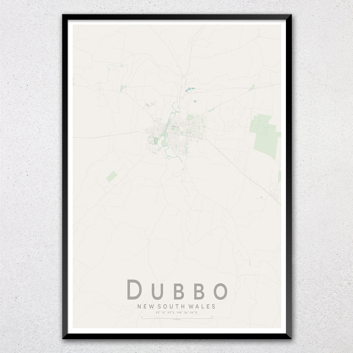 Dubbo Map Print– Little Printery
