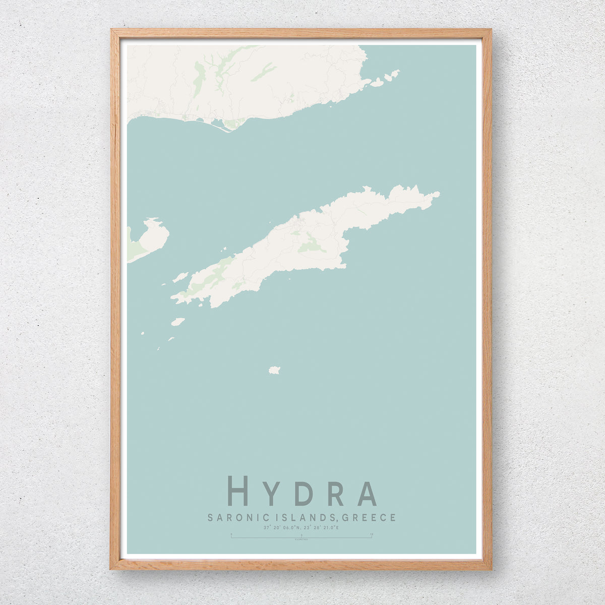 Hydra Map Print– Little Printery