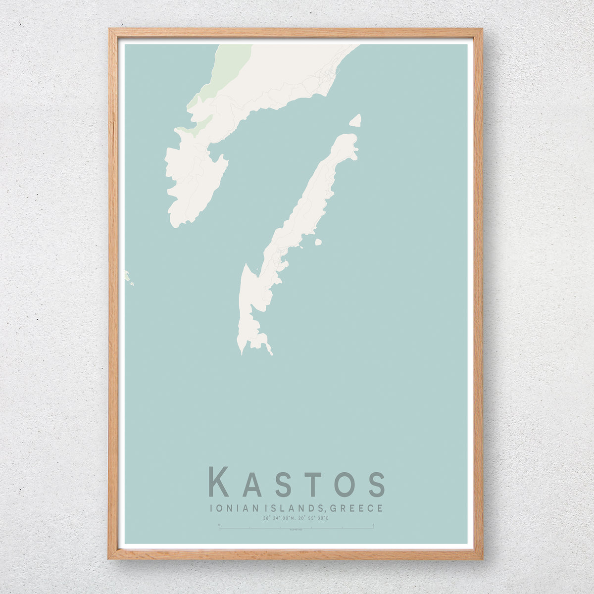 Kastos Map Print– Little Printery