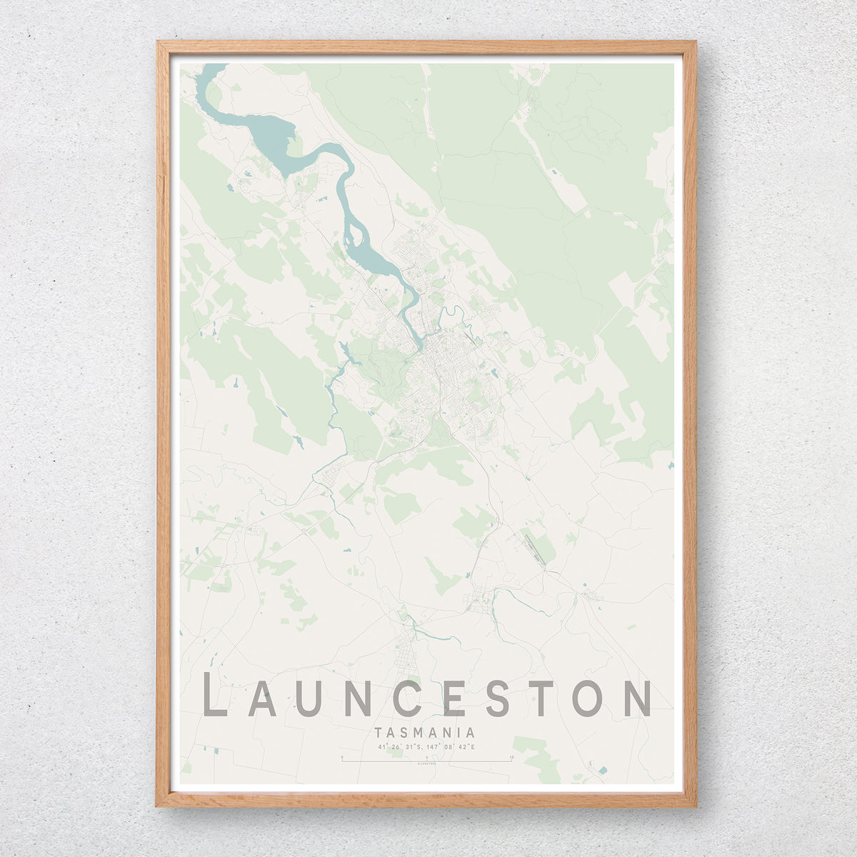 Launceston Map Print– Little Printery