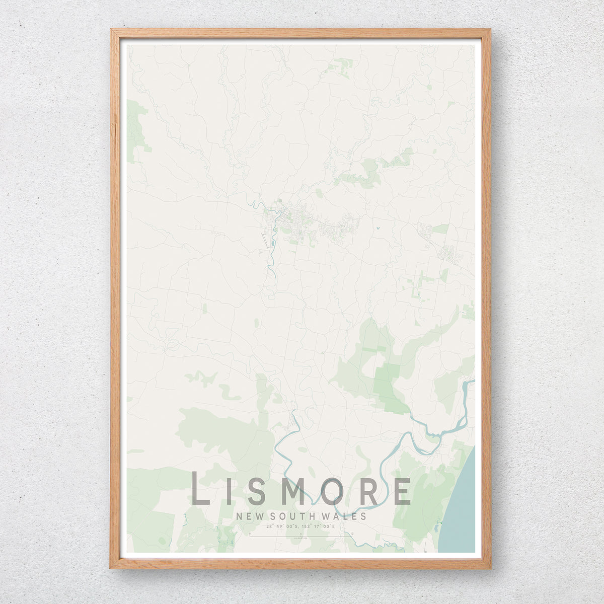 Lismore Map Print– Little Printery